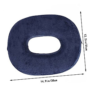 Hemoton 1pc seat Cushions for Chairs Pressure Relief seat Cushion Slow Cushion Office Chair Pad Memory Seat Cushion Memory Cushion Seat Pillow for Chair Stress Memory pad