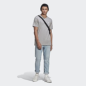 adidas Originals,mens,Essentials Tee,Medium Grey Heather,Large