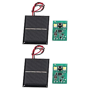 Jeanoko Solar Lamp Control Board, PCB Charge Protection Solar Light Control Panel 1.2V Durable High Drive Efficiency for Garden