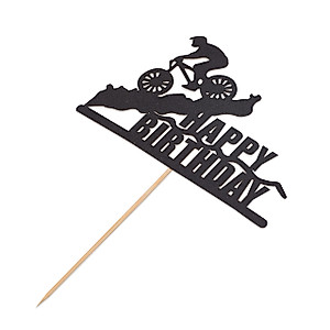 Mountain Biking Cake Topper - bike Cake Topper,bicycle Cake Topper,personalised Cake Topper,bike Birthday Party, Bmx Bike Cake Topper