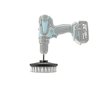 Chemical Guys ACC_201_Brush_S Gray 1 Pack Carpet Brush with Drill Attachment, Light Duty