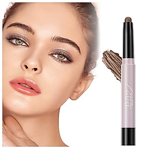 SWEETSHION Pearl Highligh Eye Shadow Stick Easy To Color Glitter Eye Shadow Pencil, Lasting Sweat Proof Brightening Eye Makeup, 1PC Lazy Eye Shadow Stick