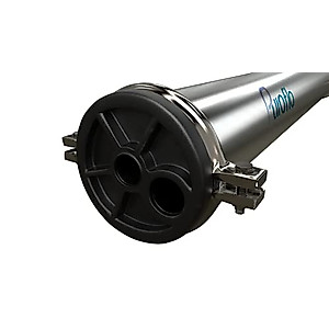 Reverse Osmosis Commercial Stainless Steel Membrane Housing 2.5 x 40 3/8 Feed