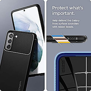 Spigen Rugged Armor Case Compatible with Samsung Galaxy S21 - Black