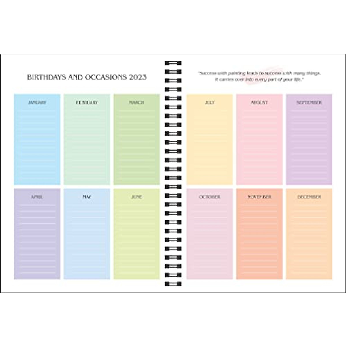 Bob Ross 2023 16-Month Planner