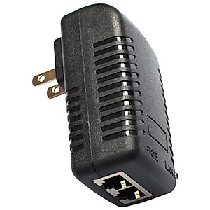 JacobsParts 12V 2A 24W 802.3af Passive PoE Injector Power Over Ethernet Adapter for IP Cameras Phones WLAN AP