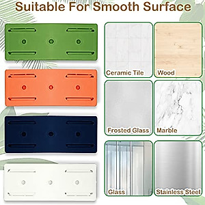 HINGTAI 4 PCS Self-adhesive Desktop Socket Holder, Simple and Fast Installation, No Drilling Required, ABS Material, Suitable for Marble, Tile, Wood, Plastic