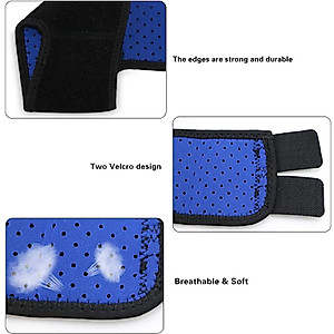 ONTYZZ 1 Pair Kids Ankle Brace Ankle Compression Sleeve Adjustable Ankle Support Brace for Football Basketball Dancing Black/S