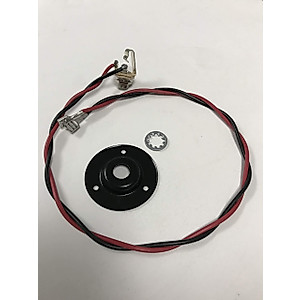 Mojotone Single 1x12 Speaker Harness w/Jack Ferrule and Switchcraft J11 Jack