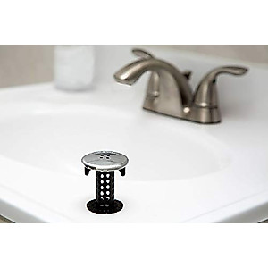 SinkShroom Combo Edition Revolutionary Bathroom Sink Drain Protector Hair Catcher, Strainer, Snare, Plus StopShroom Stopper
