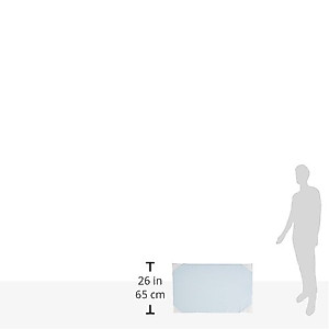 American Baby Company 100% Natural Cotton Percale Toddler Daycare/Pre-School Cot Sheet, Blue, 23" x 40", Soft Breathable, for Boys and Girls