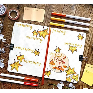 Happy Fall Y'all Stickers,Thanksgiving Stickers,Autumn Floral Thank You Labels for Party Favors,Envelope Seals & Goodie Bags,1.5 Inches,500Pcs.