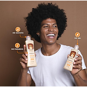 ETNIKER Nourishing Shampoo | Cleanse, Hydrate & Nourish | Coconut & Shea Butter | Free from Sulfates, Salt, Silicones, Mineral Oil, and Parabens | by L’MAR (1 Bottle, 8.4, Fl Oz)