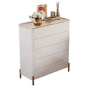 BYRCAL Chest of Drawers Drawer Cabinet Modern Minimalist Solid Wood Porch Cabinet Storage Cabinet Bedroom Drawer Cabinet Storage Cabinet Living Room Furniture for Home