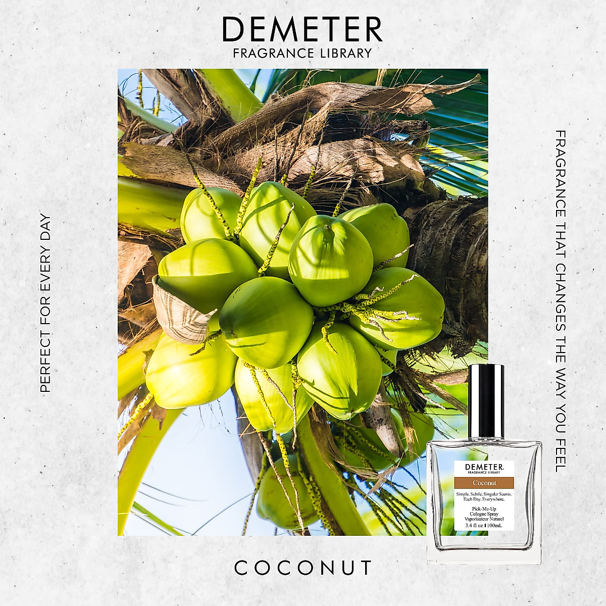 DEMETER Fragrance Library 3.4 oz Cologne Spray - Coconut