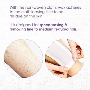 Satin Smooth Non-Woven Waxing Cloth Roll for Hair Removal, 3 in x 55 yards