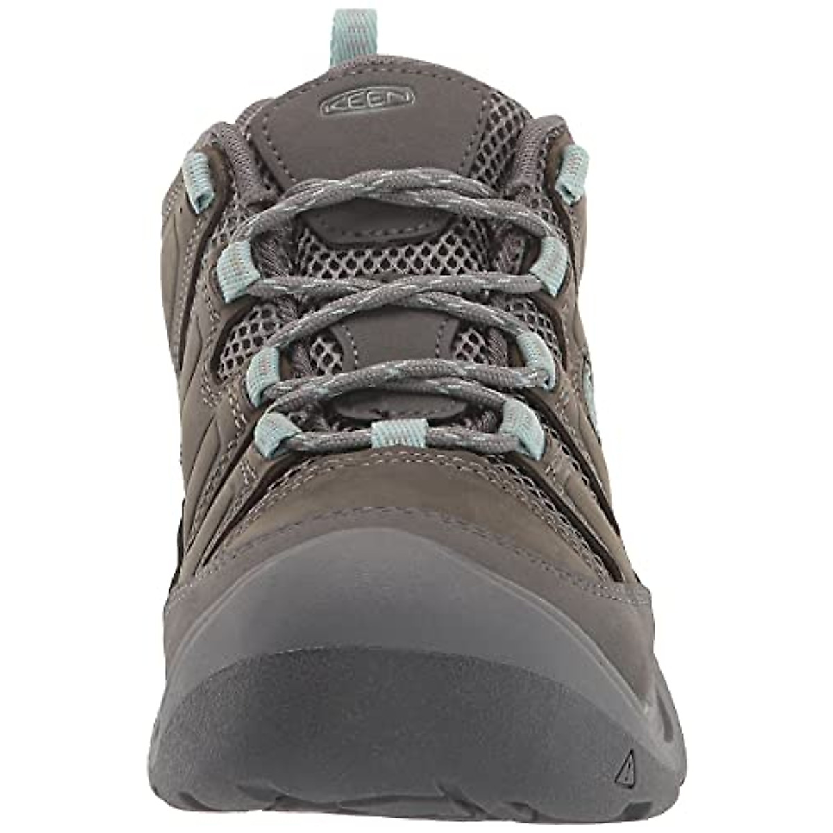 KEEN Women's Circadia Vent Low Height Breathable Hiking Shoes, Steel Grey/Cloud Blue, 8.5