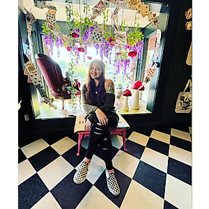 DIBAOLONG Womens High Waist Yoga Pants Cutout Ripped Tummy Control Workout Running Yoga Skinny Leggings Black M