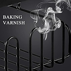 ATNKYOU Bathroom Shelf Adhesive Floating Shelf with Hooks Stainless Steel Shower Caddy 1 Tier Storage Organizer Rack Wall Mount No Drilling for Bathroom Kitchen Toilet Living Room