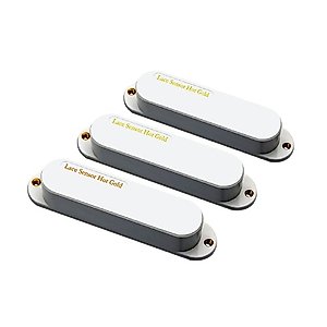 Lace Hot Gold 21153-11Sensor with Hot Bridge Electric Guitar Electronics, 3-Pack