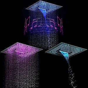 SYLKWOR Kitchen Faucet,Bathroom Faucet/Tap,Bathtub Faucet with Handheld Shower Bathtub Tap Brass Wall Mount Tub Faucet Single Handle Hot and Cold Water Bathroom Bathtub Mixer Tap Bathtub Filler Mixer/