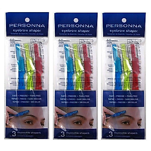 Personna Eyebrow Shaper For Men And Women - 3 Ea (Pack of 3)