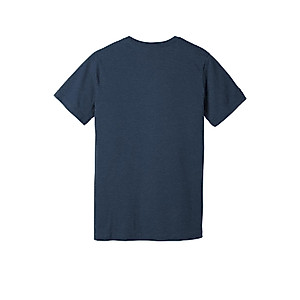 Bella+Canvas Unisex Jersey Short Sleeve Tee, Heather Navy, X-Large