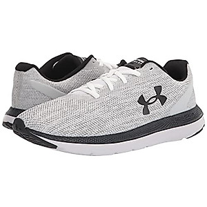 Under Armour Men's Charged Impulse 2 Knit Road Running Shoe, White (100)/Black, 15