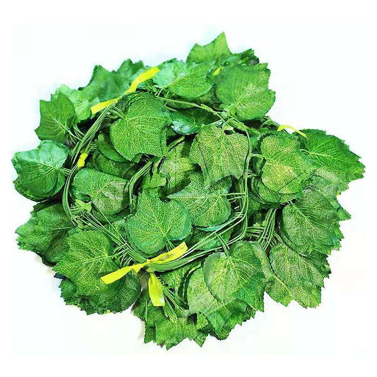 FOLUXING 24 Pack 165Feet Artificial Ivy Garland，Leaf Vines Plants, Fake Ivy Leaves Hanging for Home Kitchen Garden Office Party Wedding Wall Decoration