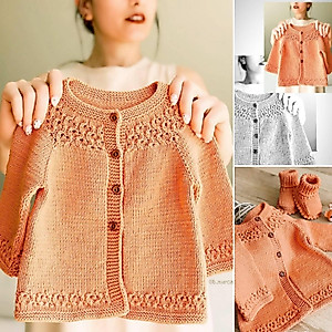 3 Pack (Skein) Gazzal Baby Cotton, 60% Cotton 40% Acrylic, Each Ball 1.76 Oz (50g) / 180 Yards (165m), DK- Worsted, Knitting Yarn, Amigurumi Yarn, Baby Yarn, 3432