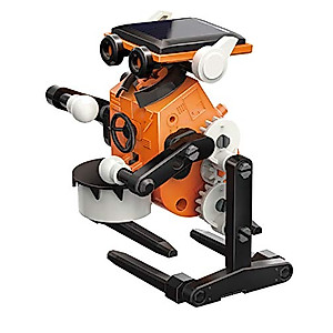 Thames & Kosmos SolarBots: 8-in-1 Solar Robot STEM Experiment Kit | Build 8 Cool Solar-Powered Robots in Minutes | No Batteries Required | Learn About Solar Energy & Technology | Solar Panel Included