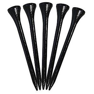 PRIDE GOLF TEE unisex adult 100 Count Bag Golf Tees, Black, Count US