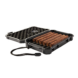 Pardo Cigar Humidors with Humidor Hygrometer - Holds up to 5 Cigars - Airtight, Waterproof, Sturdy & Durable Travel Humidor Cigar Box - Cigar Case & Cigar Boxes Ideal as Gifts for Men