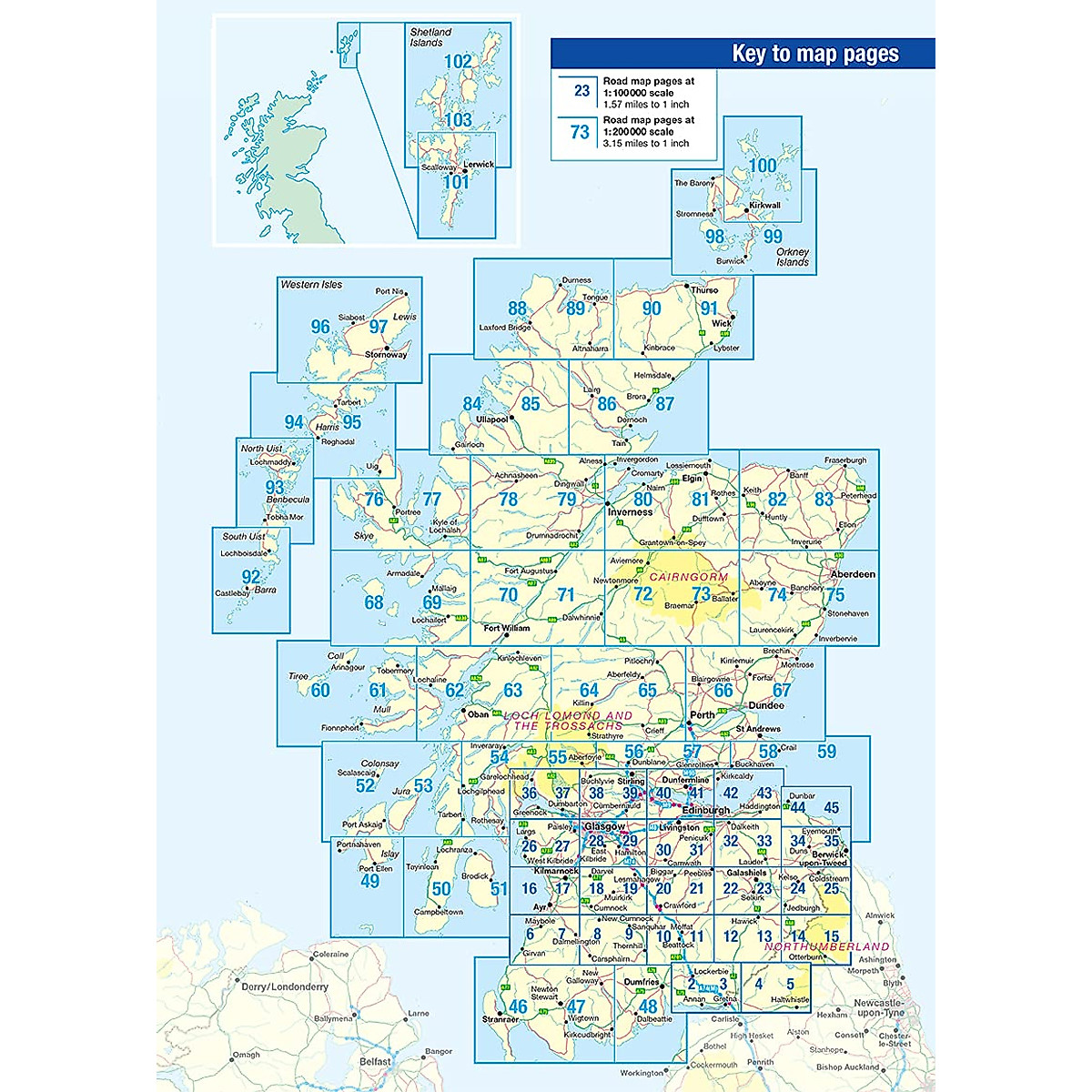 Philip's Navigator Scotland (Philip's Road Atlases)