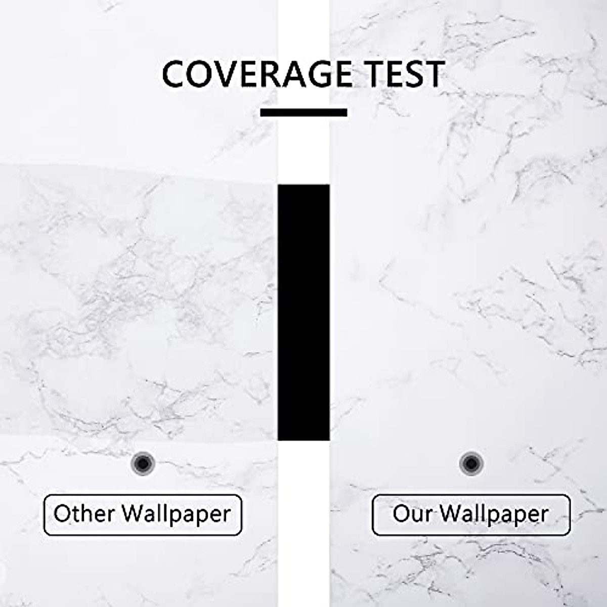 Marble Contact Paper 15.8" x197" Grey/White Wallpaper Marble Peel and Stick Countertops for Kitchen Waterproof Vinyl Self Adhesive Wallpaper Bathroom Cabinet Furniture Desk UpgradeThicker