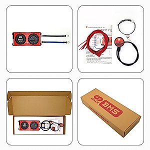 DALY Smart BMS 24V L-ion 7S 120A with Bluetooth Module Resetting Program Common Port for DIY Lithium Battery Pack(Smart BMS,120A)