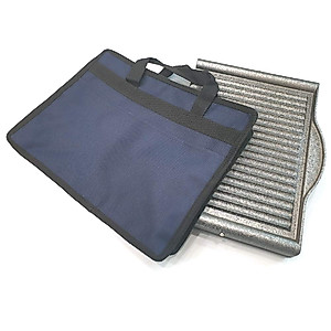 LalaKitchen - Stovetop Korean BBQ Folding Grill Pan | Portable Grill Bag | Non-Stick Indoor/Outdoor Korean BBQ Inoble Coating Grill Pan | CAP-510