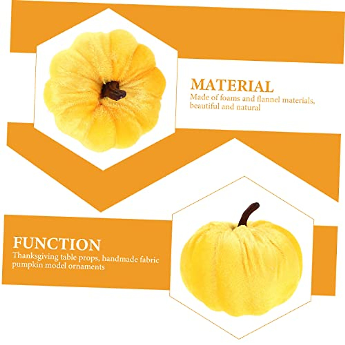 ABOOFAN 12 pcs Fake Faux Pumpkin Wedding Desktop Ornament Pumpkin Sculpture Little Pumpkin Pumpkin Foam Crafts Halloween Fake Figurines Home Decor Decorations Display Ornaments Vegetable