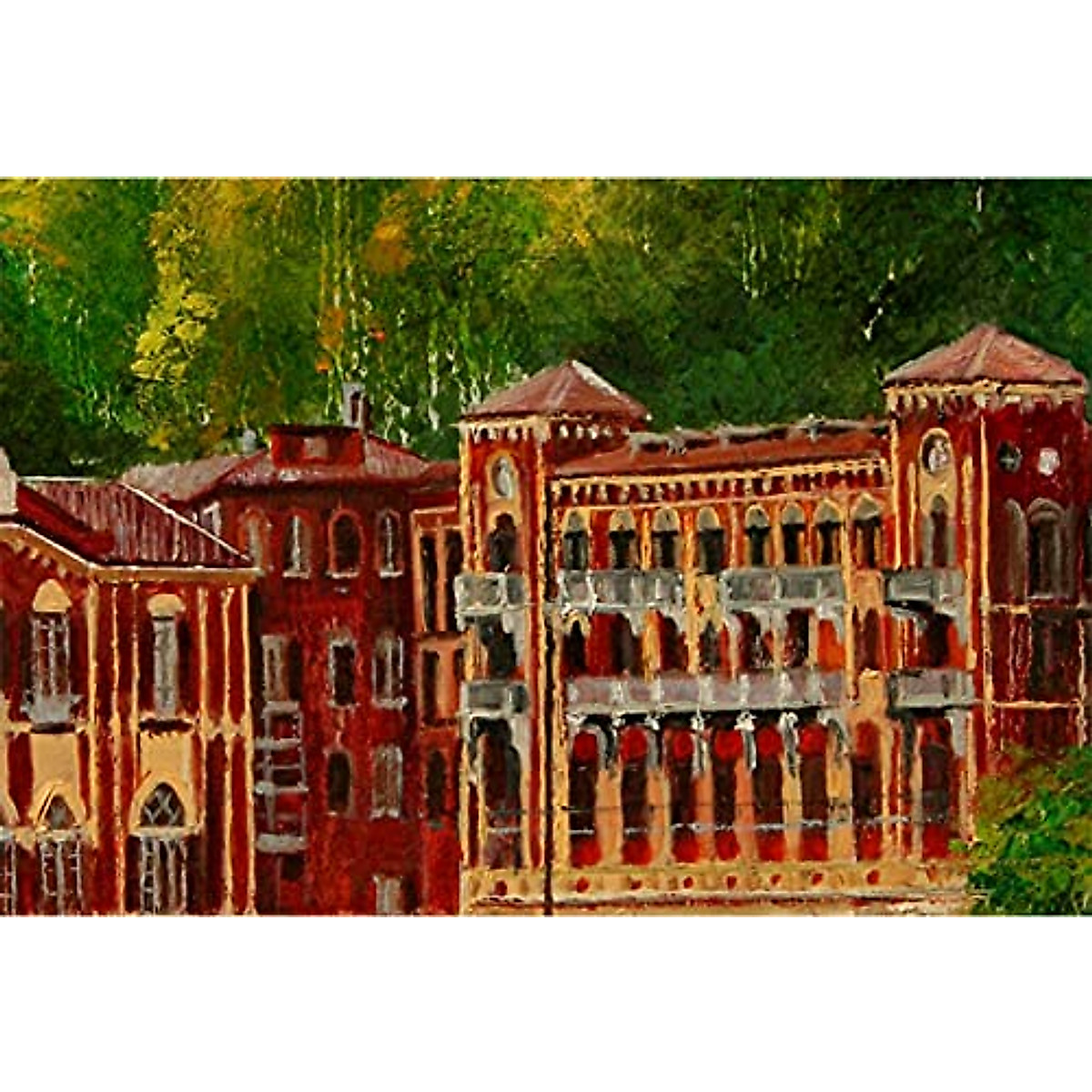 Villa D'Este, Lake Como, Lombardy Italy by Internationally Renowned Painter Yary Dluhos