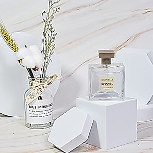 Yoocheese 12PCS Product Photography Photo Props : Hard Foam Geometric Shapes for Jewelry Cosmetic Flat Lay Photo Shoot (White)