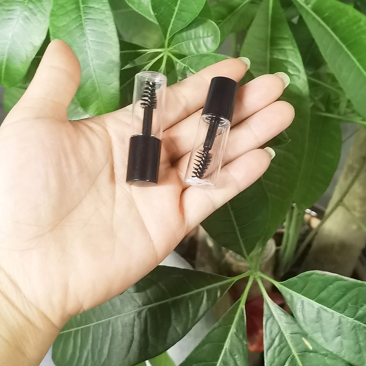 COSIDEA 29 PCS Empty Mini 3ml mascara tubes and wand for castor oil, Small Sample Size Eyelash Growth packing Tube container