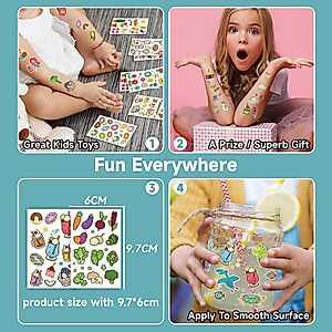 EMOME 600+ Mix Styles Glow Kids Tattoos for Party Supplies,Luminous Temporary Tattoos Stickers for Girls Boys,Fake Tattoos Kids Birthday Party Favors (56 Sheets)