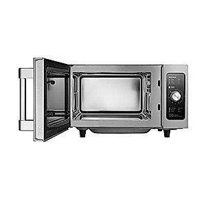 Midea Equipment 1025F0A Countertop Commercial Microwave Oven with Dial, 1000W, Stainless Steel.9 CuFt