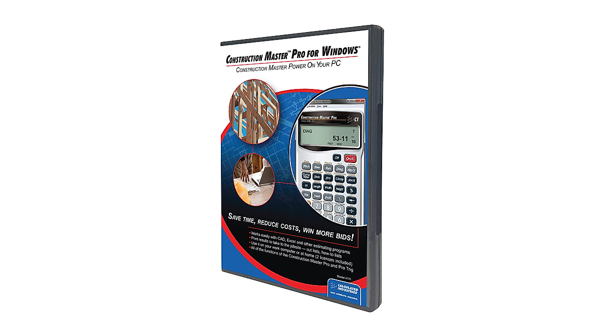Construction Master Pro Software for Windows - Master Construction Math ...