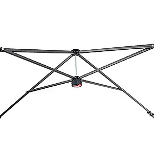 ARROWHEAD OUTDOOR 13’x13’ Pop-Up Canopy & Instant Shelter, 150D Fabric Construction, Adjustable Height, Wheeled Carry Bag, Guide Ropes & Stakes Included, Brown & Tan v2 (New) (KGS0389U)