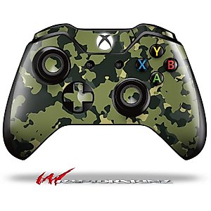 WraptorSkinz Decal Style Vinyl Skin Wrap compatible with XBOX One Original Wireless Controller WraptorCamo Old School Camouflage Camo Army - (CONTROLLER NOT INCLUDED)
