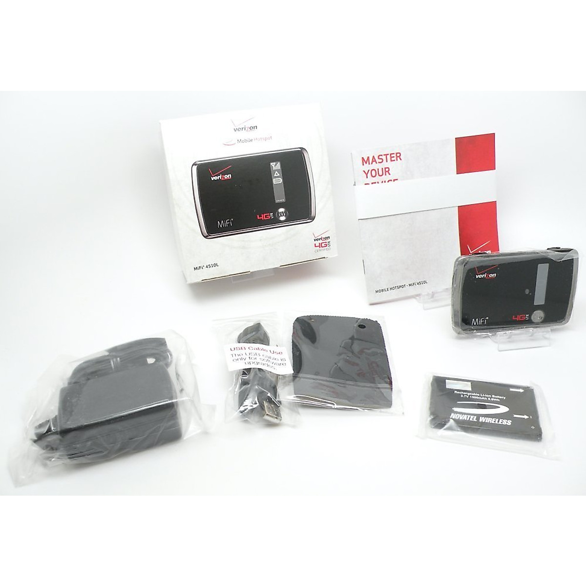 Verizon Jetpack 4G LTE Mobile Hotspot MiFi 4510L 4510L WORKS ON VERIZON WIRELESS (Renewed)