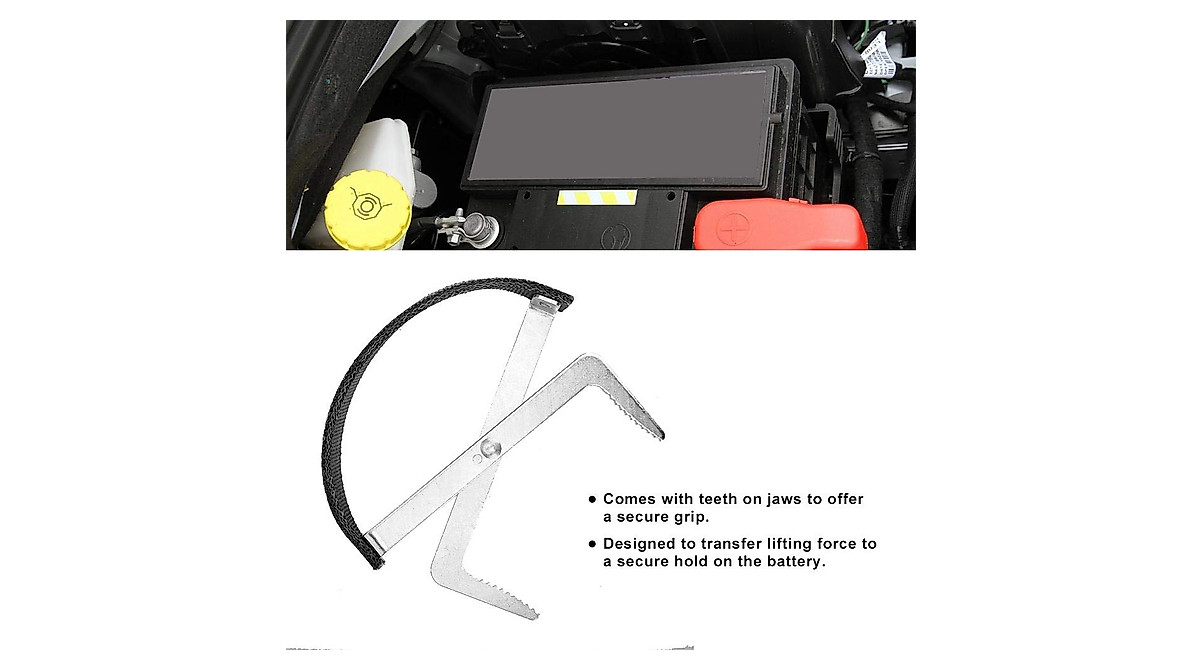 Battery Carrier, Universal Battery Carrier Adjustable Heavy Duty Side ...