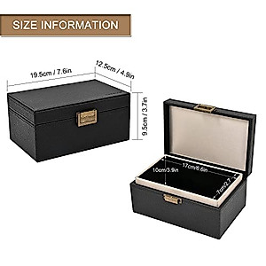 ROSELLE RFID Faraday Box with Large Capacity, Key Fob Protector Box Signal Blocking Box, RFID Keyless Signal Blocker Case, Anti-Theft Car Key Box, EMP Protection Box, for Car Keys, Phones, Cards