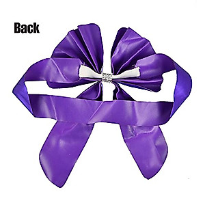 VVW&LIU 10 Pieces Wedding Ceremony Decor Red Blue Already Bow Tie Hotel Banquet Chair Sash Band Conference Event Birthday Party Favor,G,10 pcs